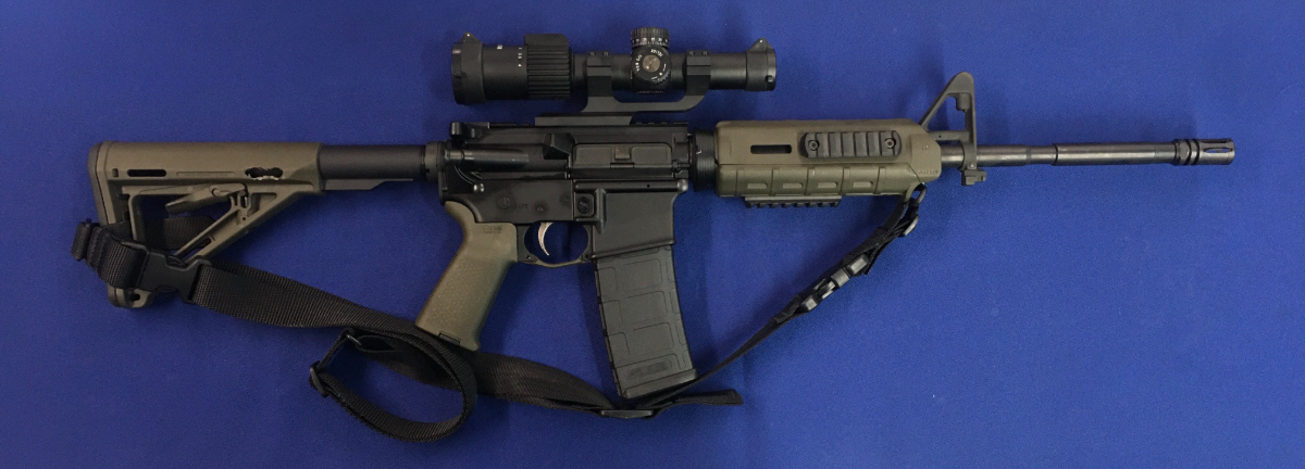 Palmetto State Armory PA-15, COMES W/ MONSTRUM 1-4X24 SCOPE & SLING ...