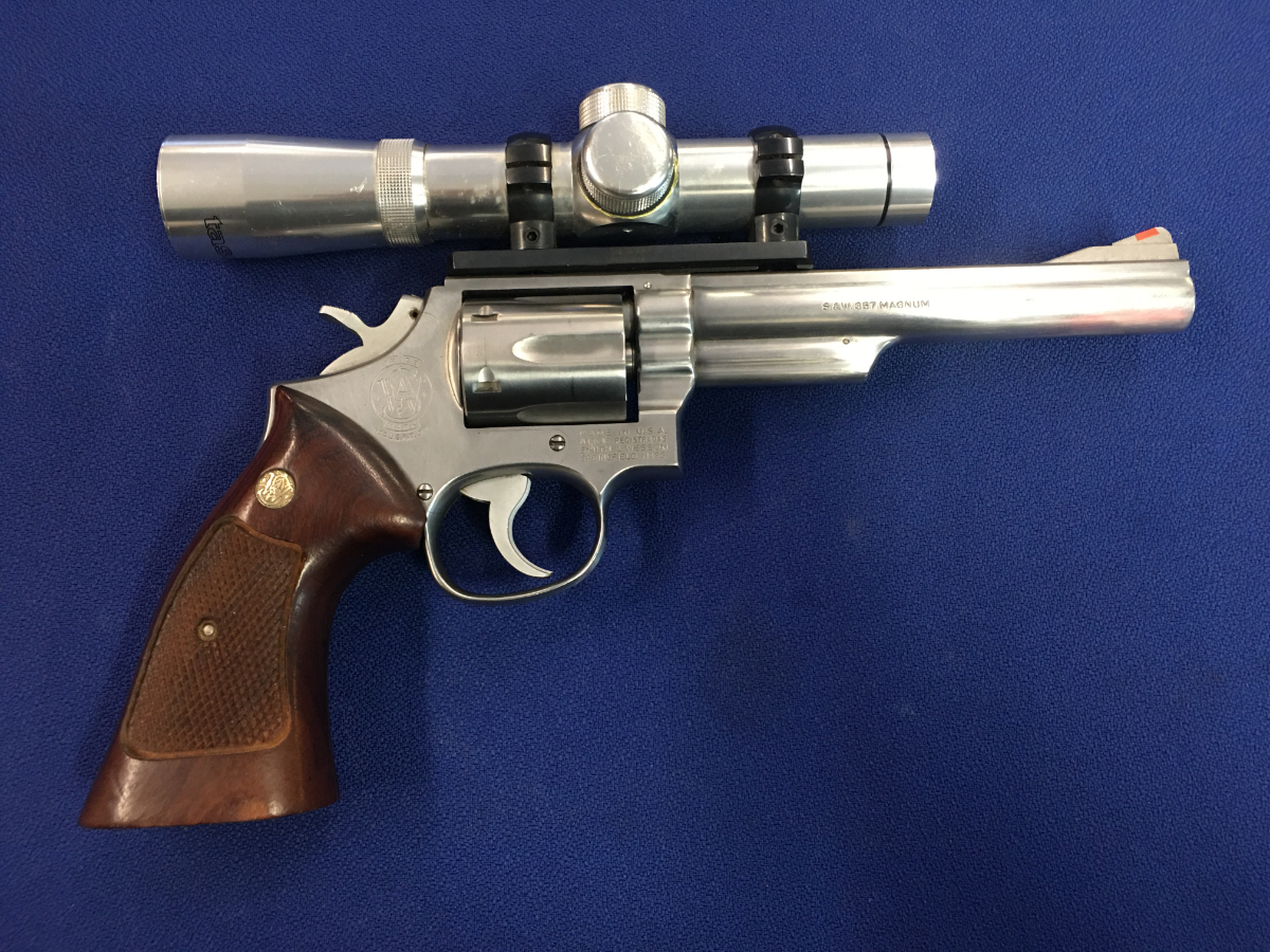 Smith & Wesson MODEL 66-1, COMES W/ TASCO PA 2X20 SCOPE, CHAMBERED IN ...