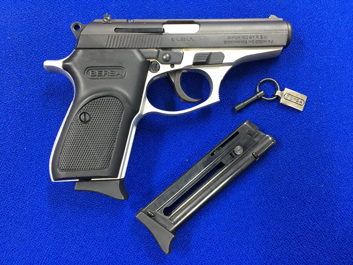 Bersa THUNDER 22, COMES W/ 2 MAGS, FACTORY BOX, PAPERS, KEY, CHAMBERED ...