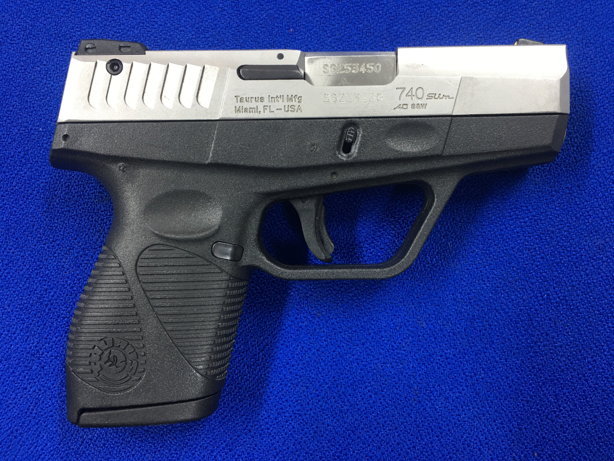 Taurus 740 SLIM, CHAMBERED IN .40 S&W 17353110 - GunAuction.com