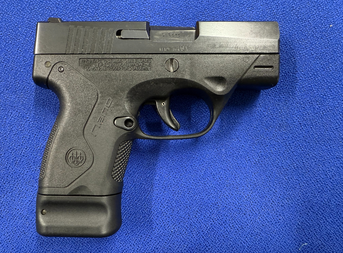 Beretta BU9 NANO, COMES W/ BOXES & PINK GRIP FRAME, CHAMBERED IN 9mm ...