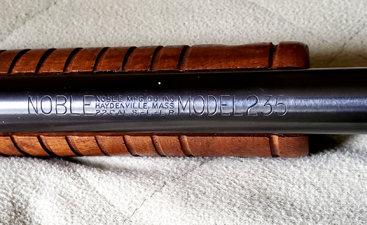 Noble Model 235 Slide Action C&R .22 Lr For Sale at GunAuction.com ...