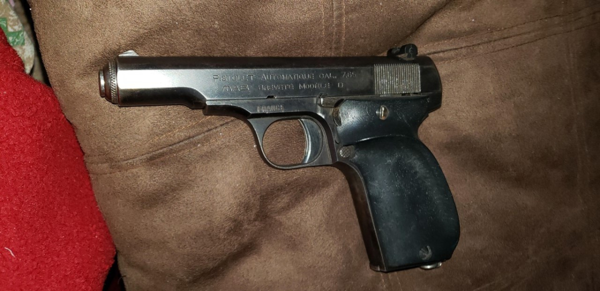 Mab Manufacture D'Armes De Bayonne Mab Model D. (France) Cal. 7.65 Semi ...