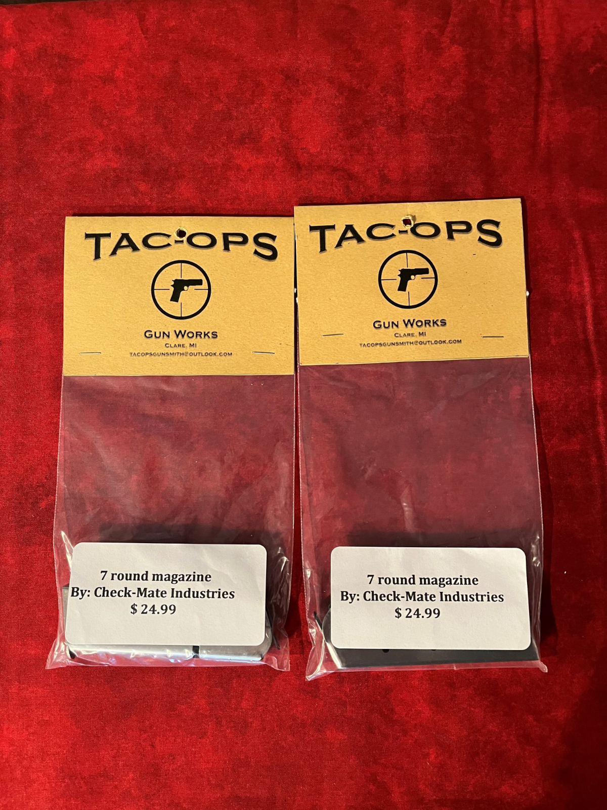 Check-Mate Industries 7-Round .45 ACP magazines for compact 1911 ...