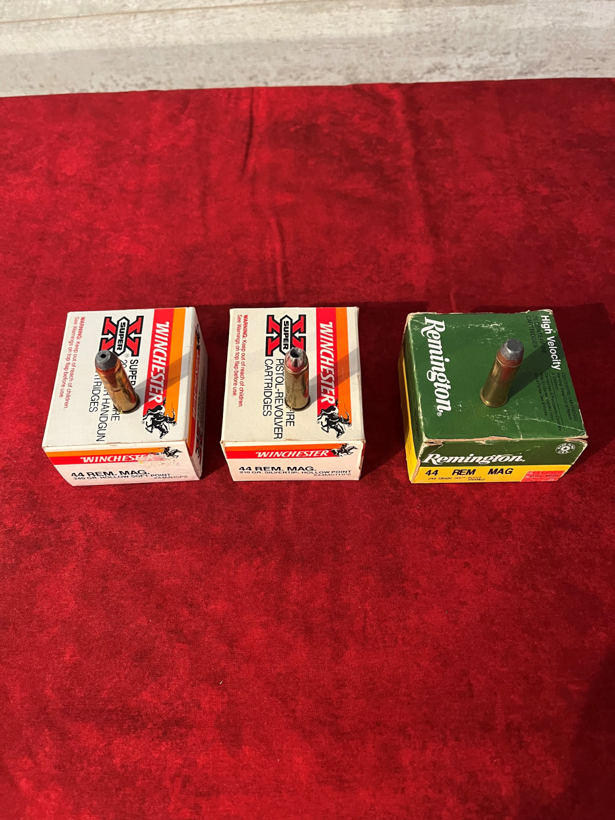 Winchester Super X 44 magnum 2 boxes with 1 additional box of Remington ...