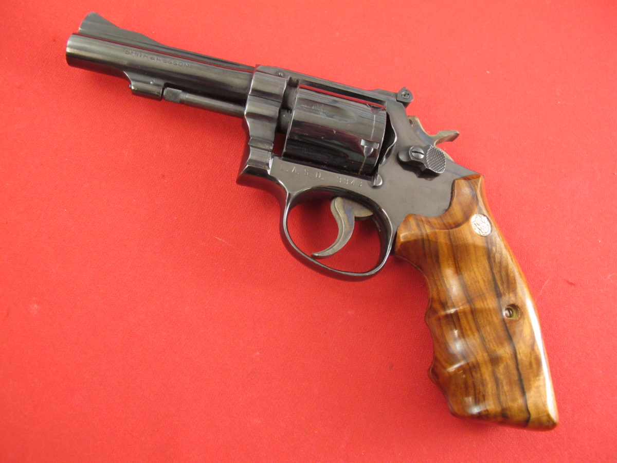 Smith & Wesson Model 15 38sp, 4in Blue, LASD Marked, MFG 1975, NO ...