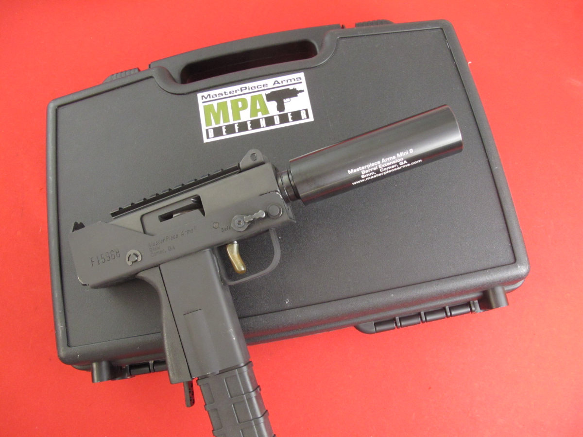 MasterPiece Arms Model MPA 930SST 9mm, Mini 9, 3.5in w/Faux Suppressor ...