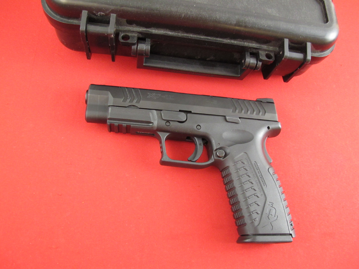 Springfield Model XDM 10mm, 4.5in Blue, w/Box, NO RESERVE 17310652 - GunAuction.com