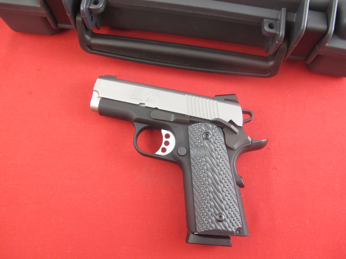 Springfield Model 1911 EMP 9mm, 3in Two Tone, G10 Grips, Trijicon Night ...