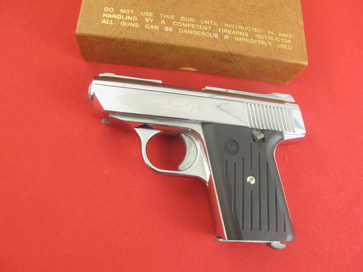 Davis Industries Model P-380 380acp, 2.75in Chrome, NO RESERVE .380 ACP ...