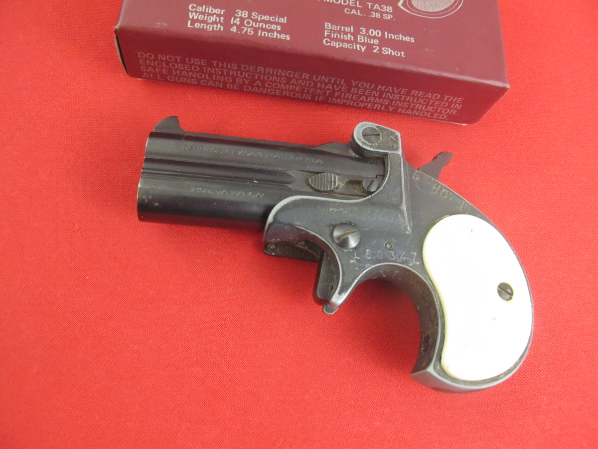Excam Tanarmi Model TA38 38sp, Derringer, 3in Blue, w/Box & Manual, NO ...