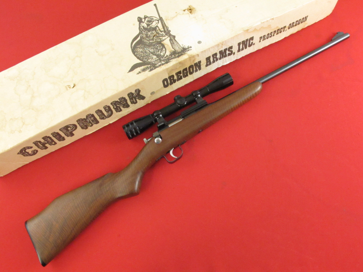 Pictures: Chipmunk 22lr Rogue Rifle, 16in Blue/Wood, w/Redfield Scope ...