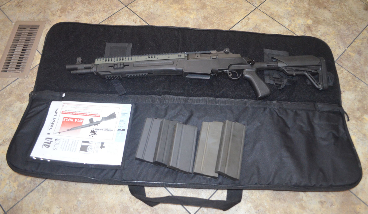 Springfield Armory M1A CQB SOCOM VLTOR CASV-14 Rail system .308 Win ...
