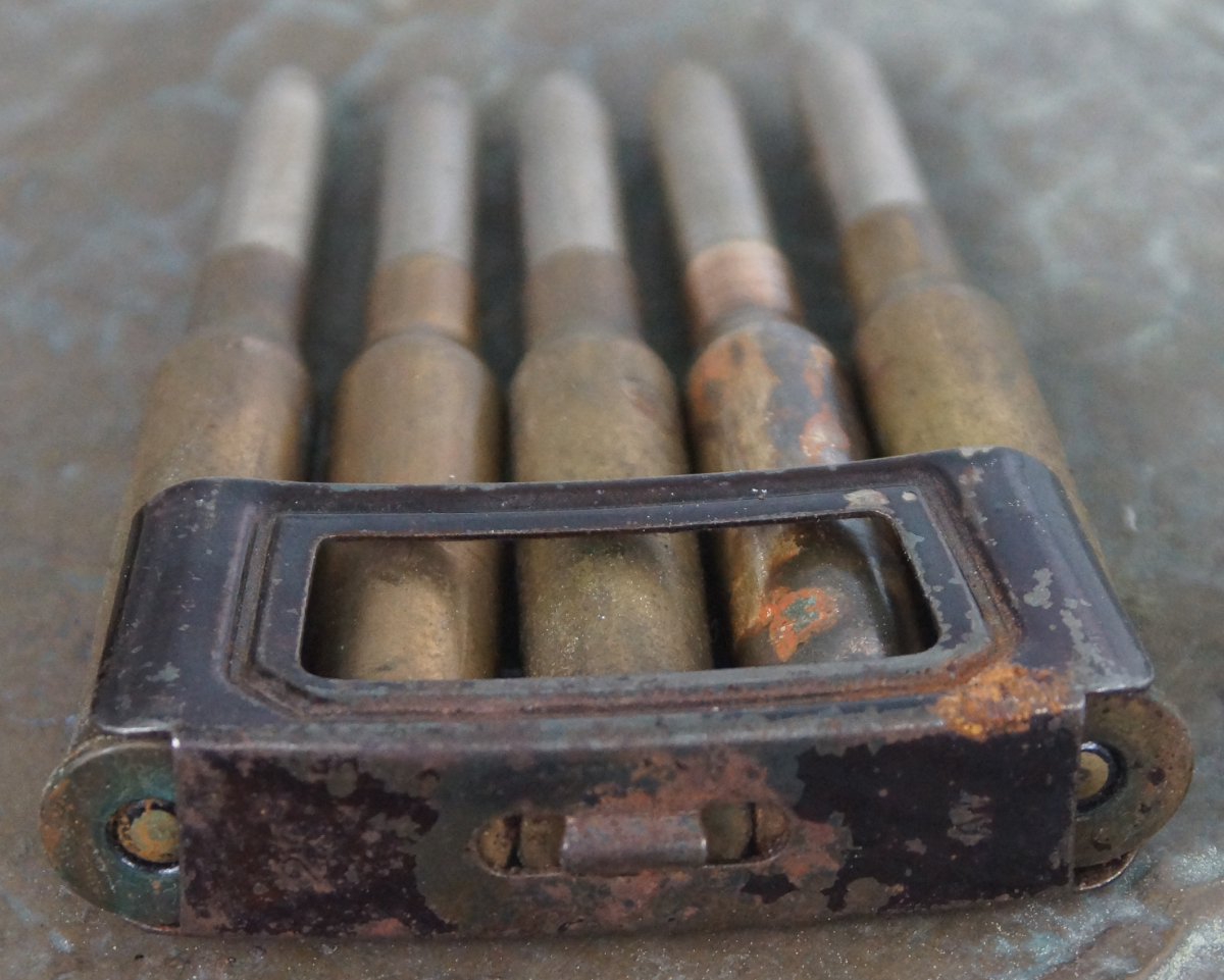 WW2 Vintage FN 6.5 X 53R Dutch Ammo in Original Clip 17323107 ...