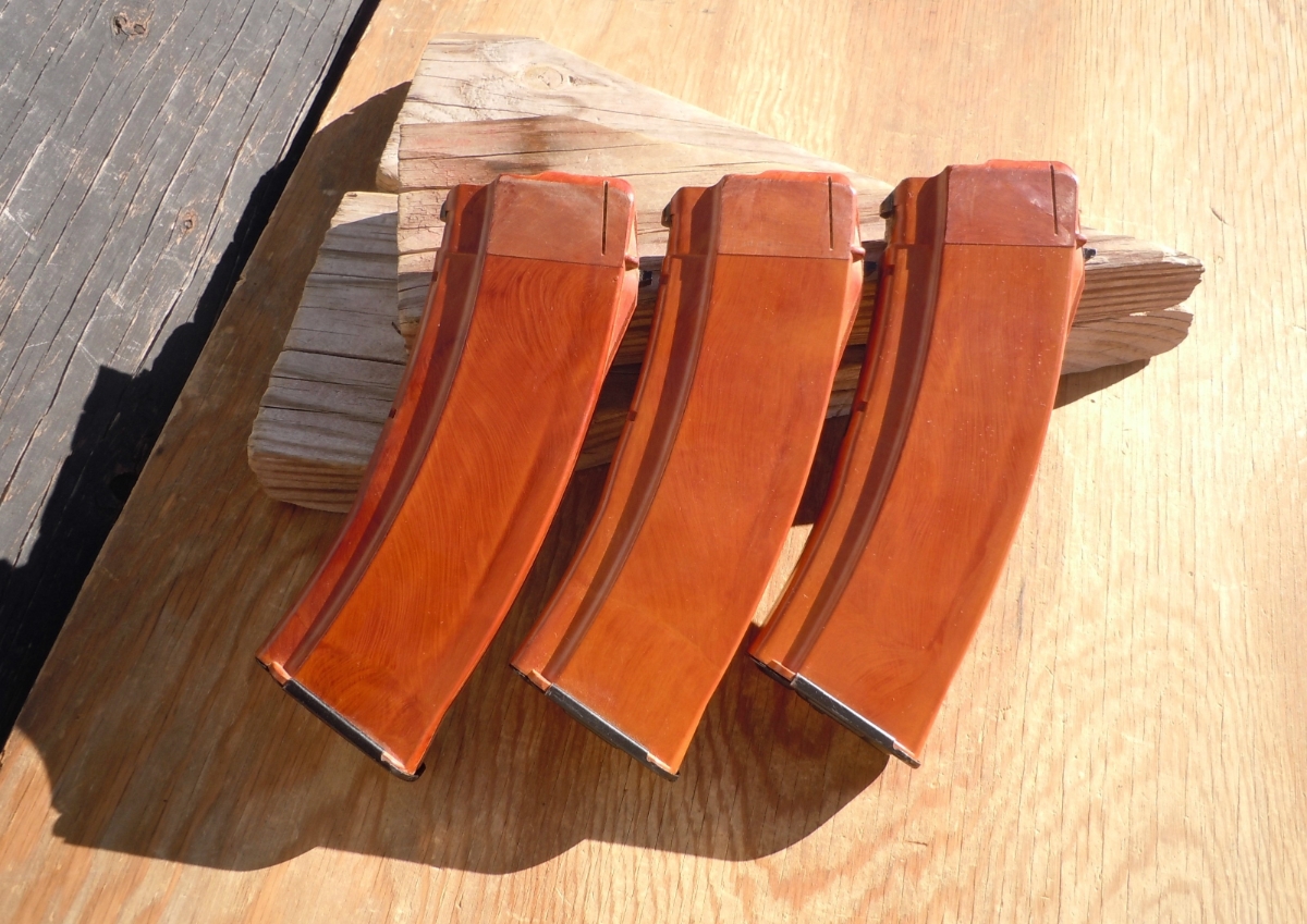 Pictures: Three East German DDR Thirty Round 5.45mm AK74 AK-74 Bakelite ...