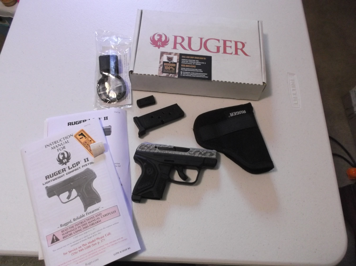 Ruger LCP II, two-tone engraved .380 ACP 17301698 - GunAuction.com