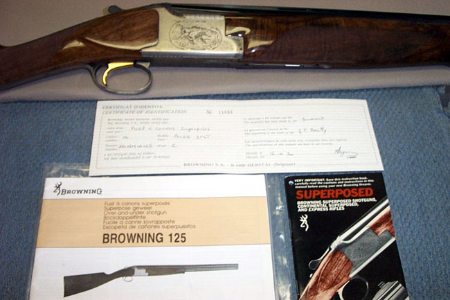 Browning (Fn) Superposed Shotgun, B125, For Sale at GunAuction.com ...