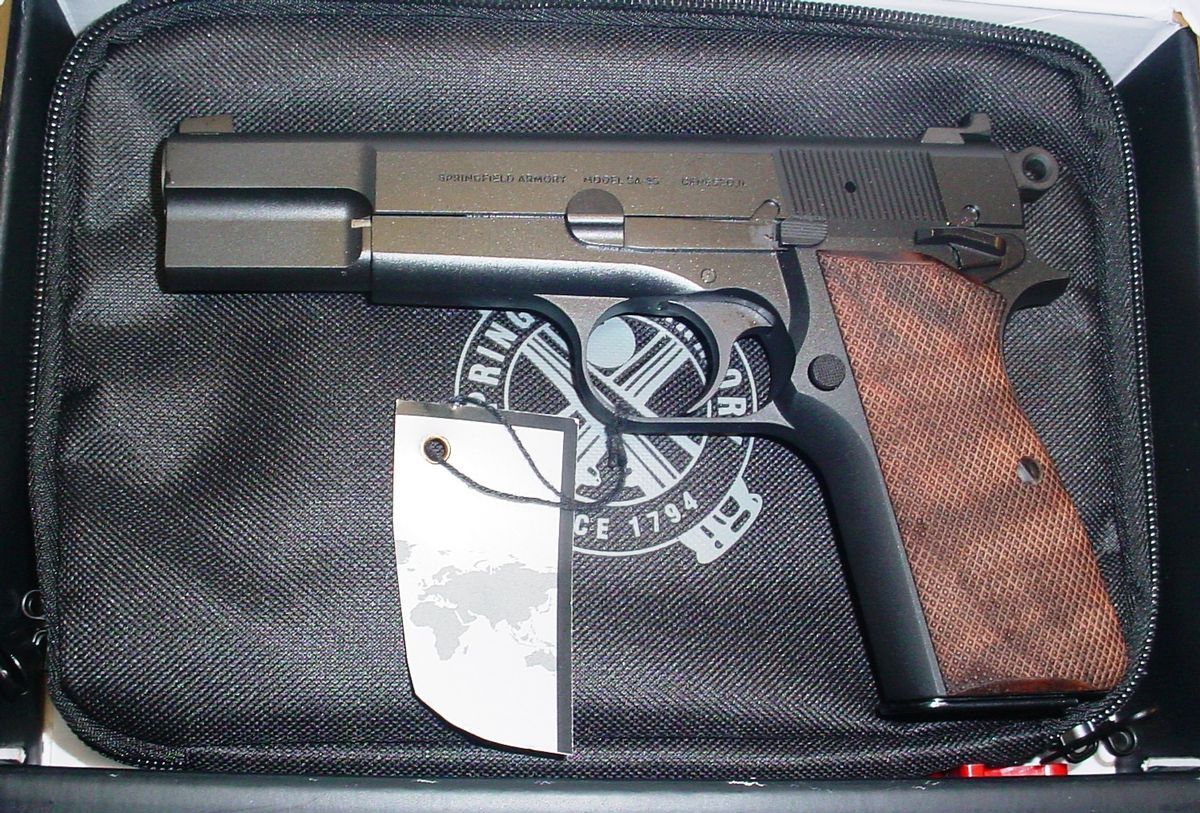 Springfield SA35 HI POWER 9MM PISTOL BLUED STEEL 9mm Luger 17278941 ...