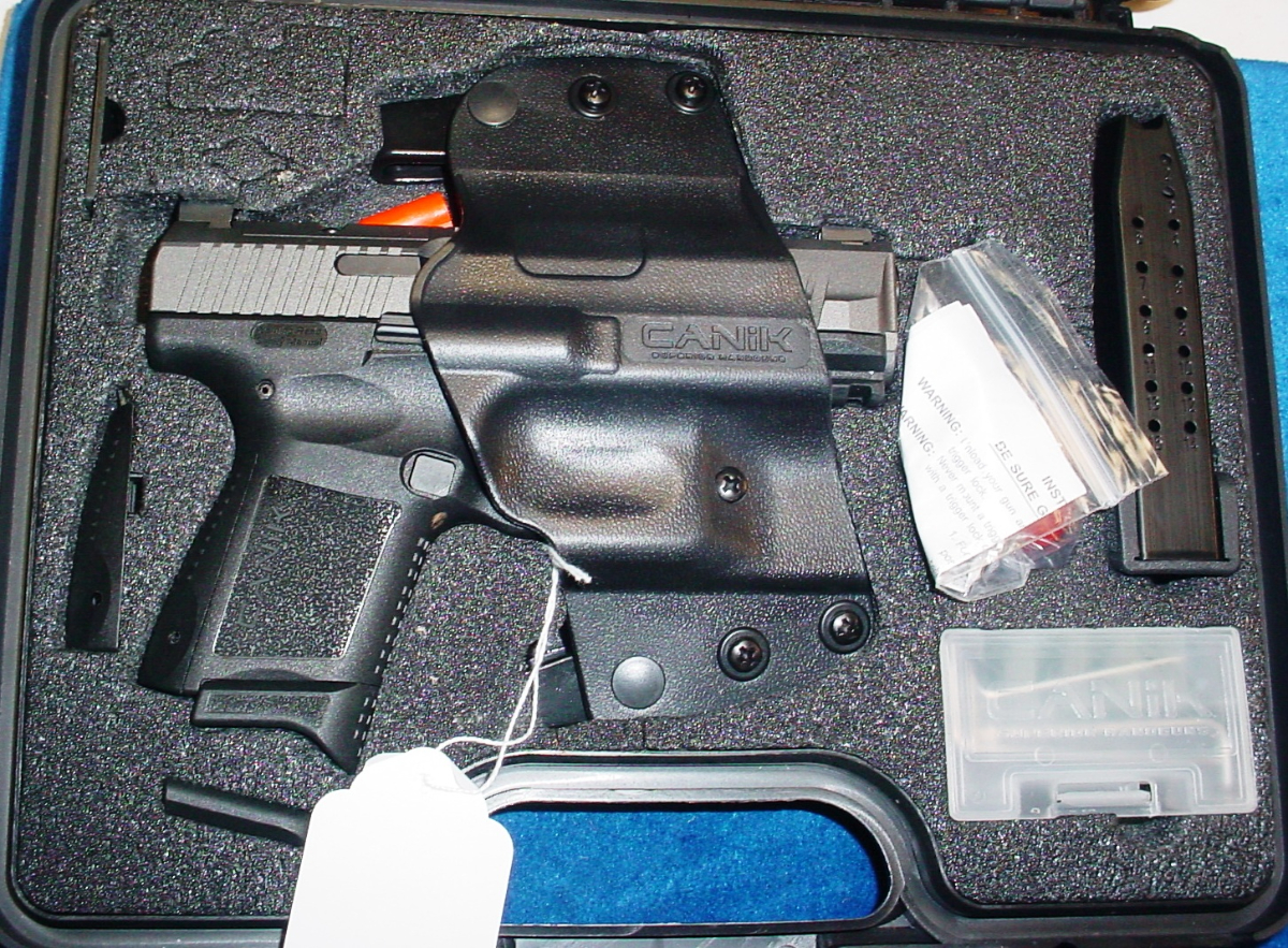 Canik MODEL TP9 ELITE SC 9MM COMPACT PISTOL WITH TWO MAGS AND HOLSTER ...