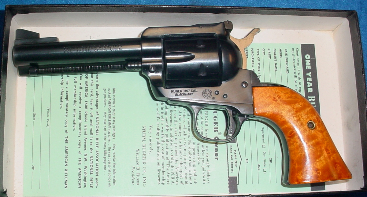 Ruger BLACKHAWK 357 MAG 4 3/8 INCH REVOLVER .357 Magnum 17333794 ...