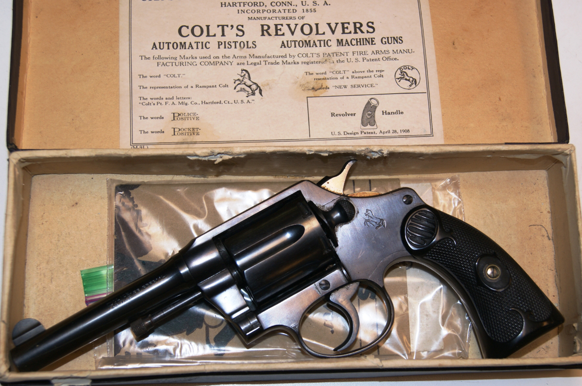 Colt MODEL POLICE POSITIVE 4 INCH BARREL BLUED LIKE NEW IN BOX .38 ...