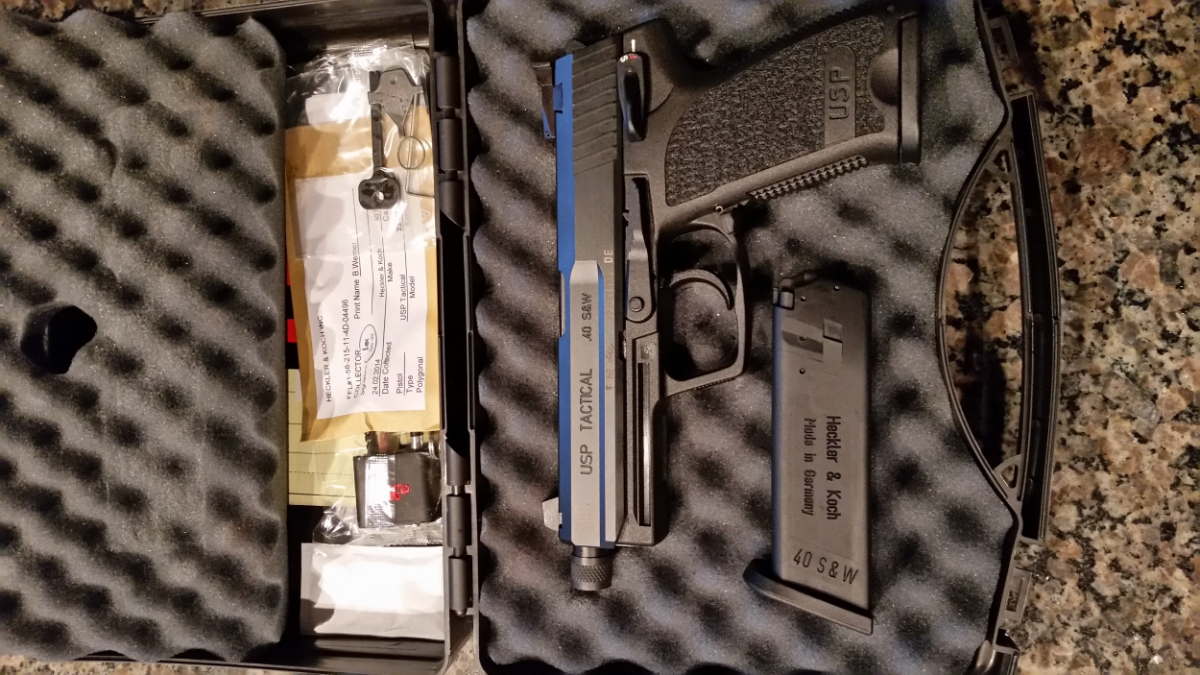 Heckler & Koch USP40 Tactical .40 S&W 17170738 - GunAuction.com