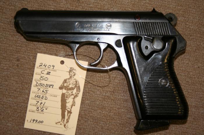 Cz Model 50/70 32 Acp Double Action 3 3/4"Barrel 8 Shot Mag Great ...