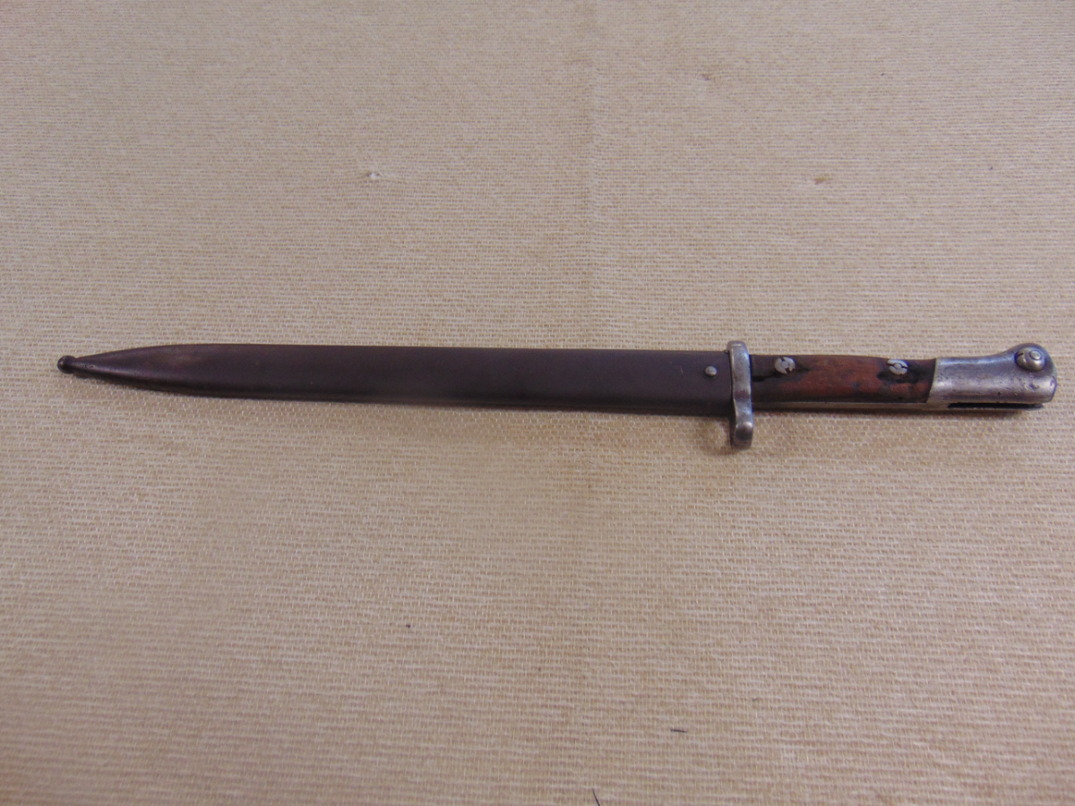 BRITISH ENFIELD BAYONET WITH SCABBARD 17227157 - GunAuction.com