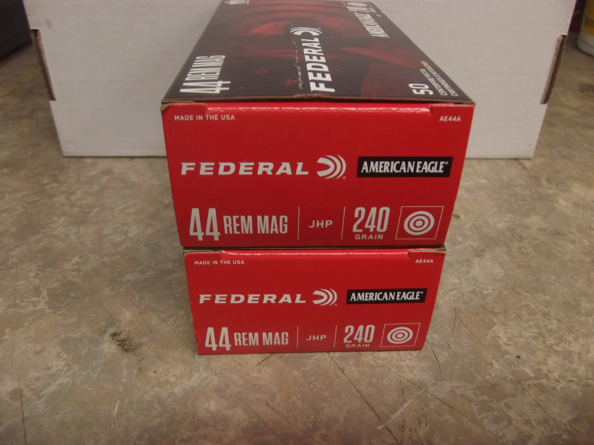 Federal Cartridge Corporation FEDERAL 44 REM. MAG. IN 240 GRAIN JHP 100 ...