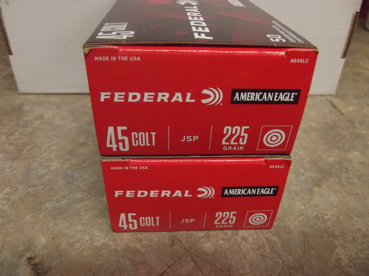 Federal Cartridge Corporation FEDERAL AMERICAN EAGLE 45 LONG COLT 225 ...