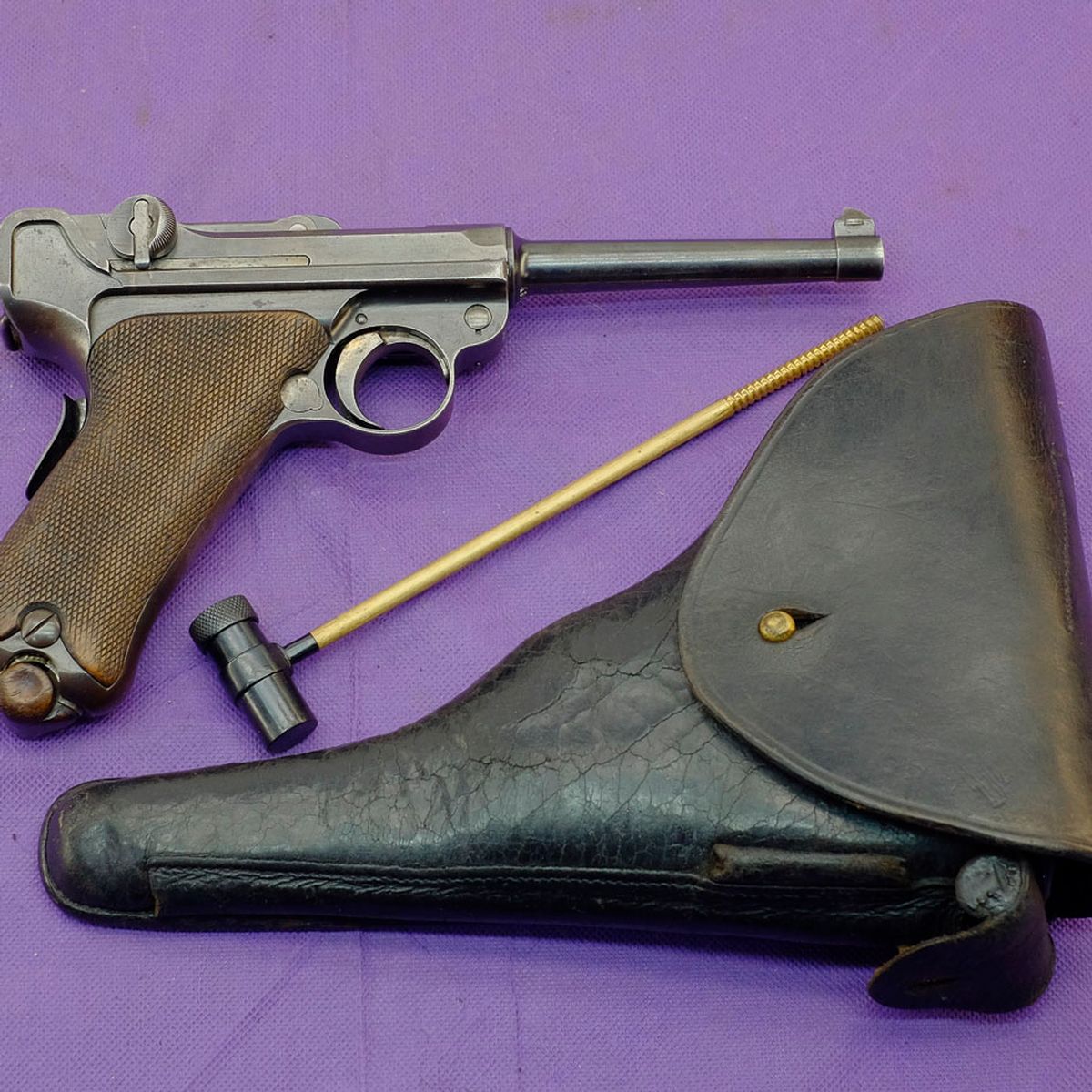 DWM Luger 1900 Dish Toggle 4 Digit First Production Year 30 Luger with Holster and Tool .30 ...