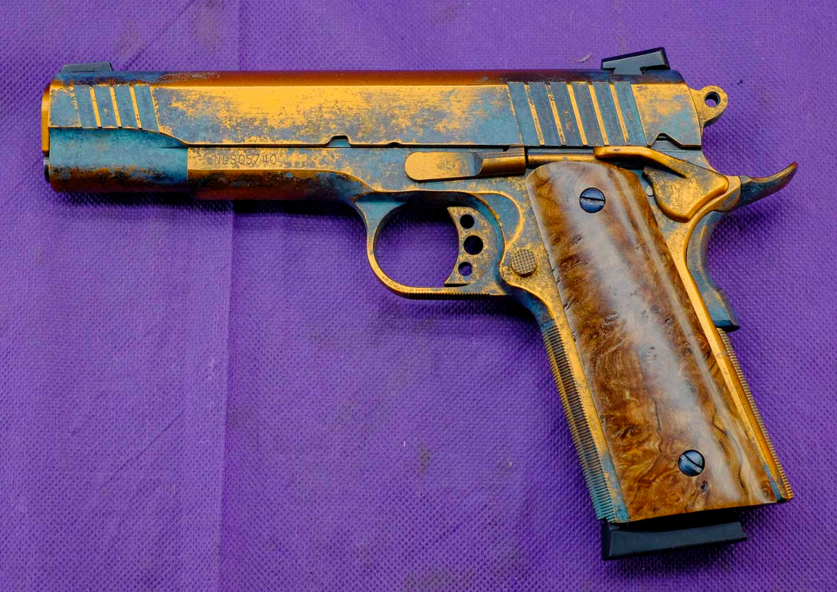 American Tactical Imports ATI Custom 1911 in 45ACP Cerakote FX Dark ...