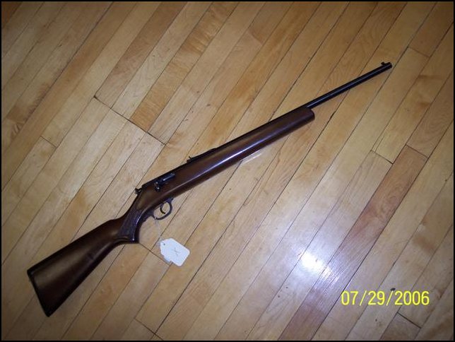 Stevens Model 125 Bolt-Action .22 Rifle, Single Shot. Nice Plinker For ...