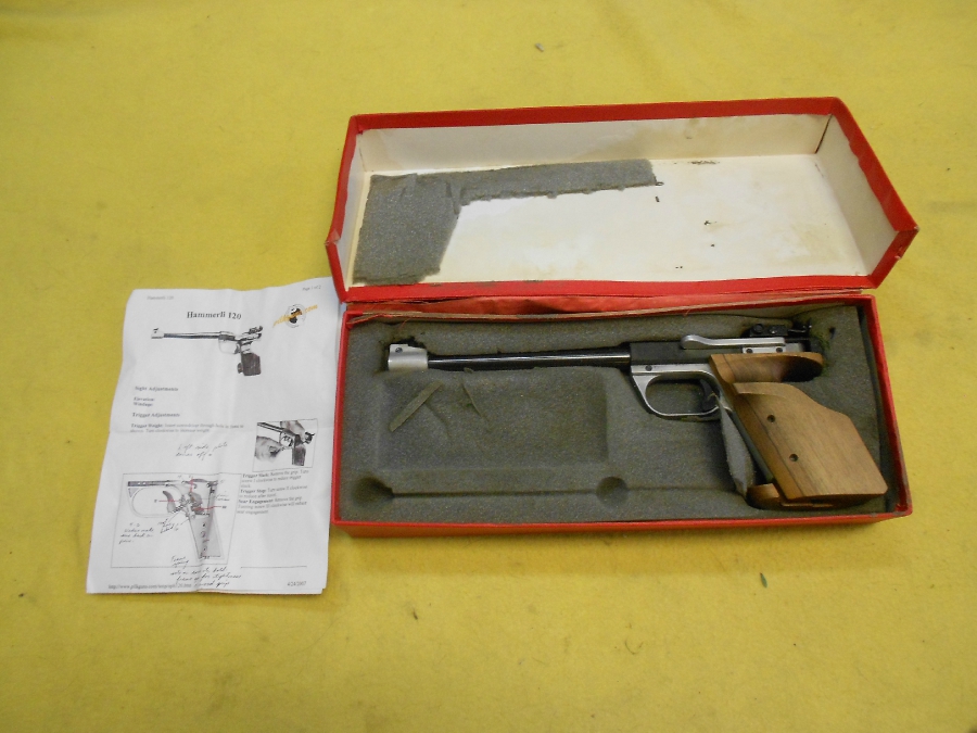 Hammerli Model 120 22lr Compitition Gun .22 Lr For Sale at GunAuction ...