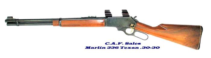 Marlin Model 336t "Texan" .30-30 Cal Lever Action Carbine For Sale at ...