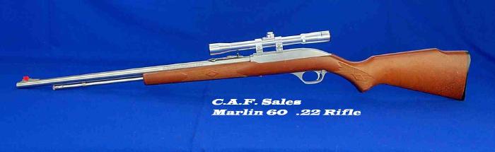 Marlin 60sb .22 Cal Stainless Steel Semi Auto Rifle W/Scp For Sale at ...