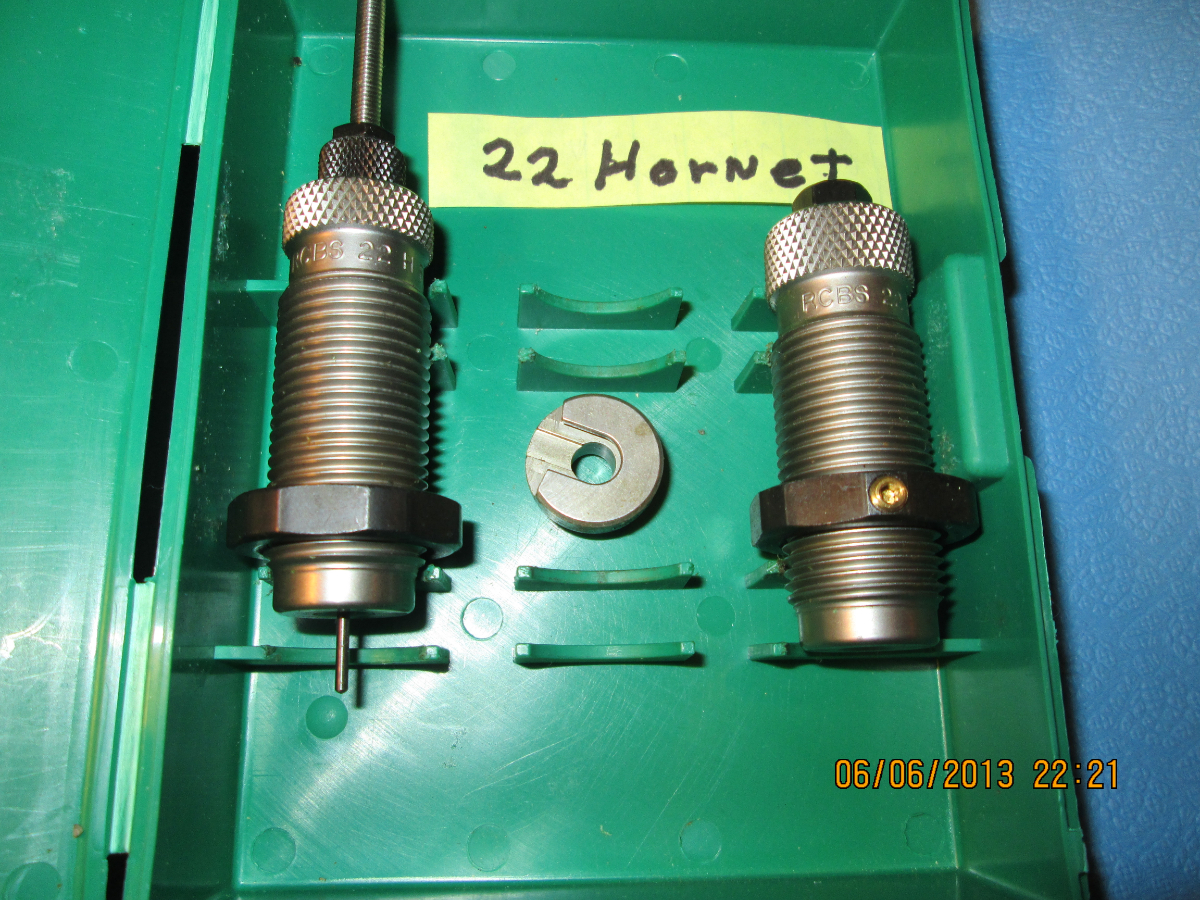 RCBS 2 Die Set Full Length W/ Shell Holder .22 Hornet 17133192 ...