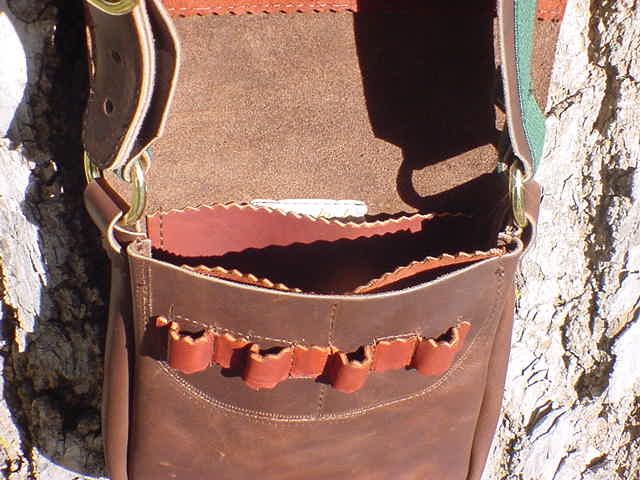Leather Shooting Pouch, Boot Bag, Black Powder For Sale at GunAuction ...