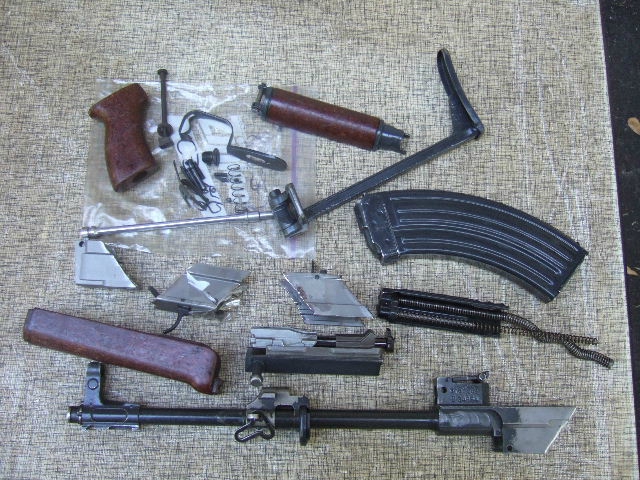 Czech VZ-58 Parts Kit COMPLETE and MINT, w/ORIGINAL Barrel, Mag, Cut ...