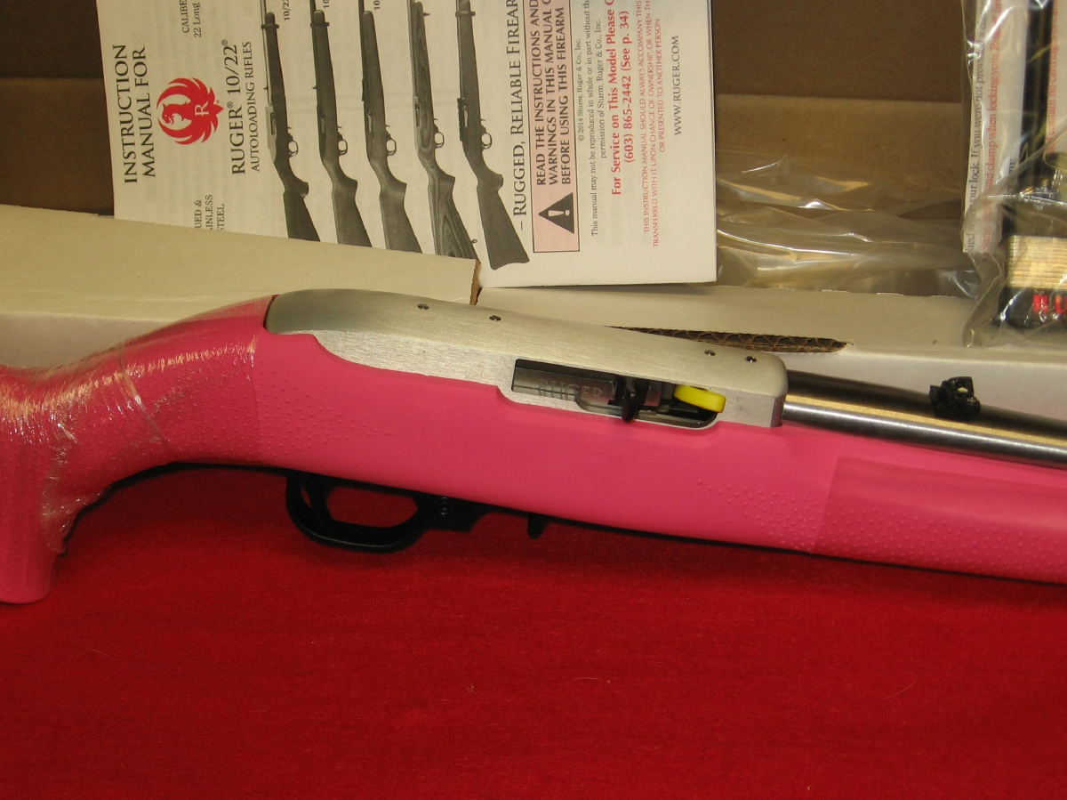 Ruger S. Stl, Pink Stock .22 LR 17118468 - GunAuction.com
