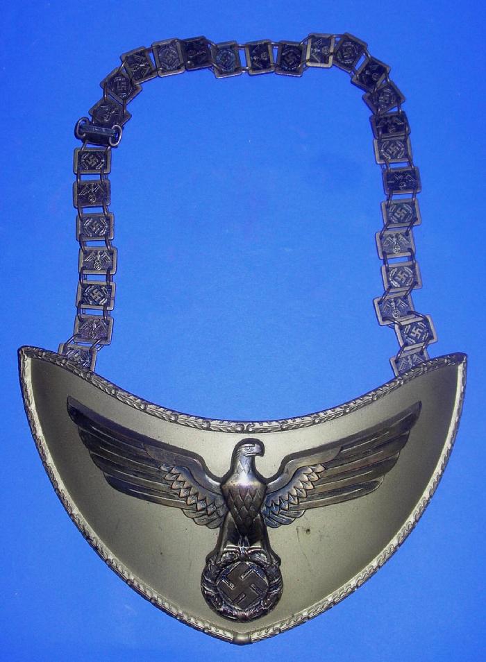Wwii German Nsdap Political Leaders Gorget & Chain For Sale at ...