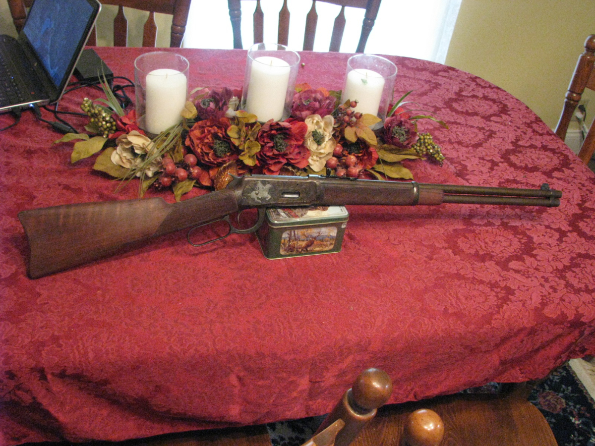Winchester 1926 hand engraved m94 saddle ring carbine .30-30 Winchester ...