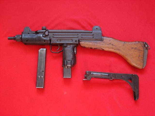 Imi Uzi Sub Machine Gun Pre 86 Dealer Sample Threaded Barrel Wood Stock ...
