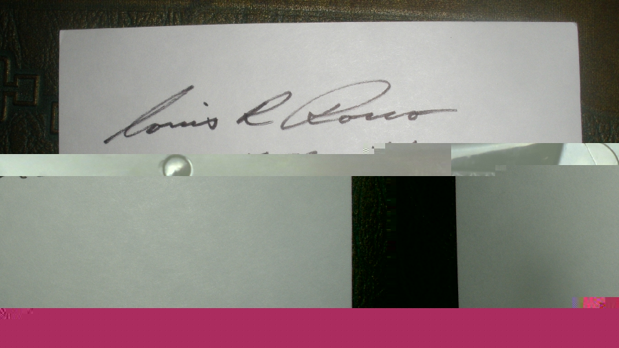 Autograph Louis R. Rocco Medal Of Honor Vietnam 13976121 - GunAuction.com