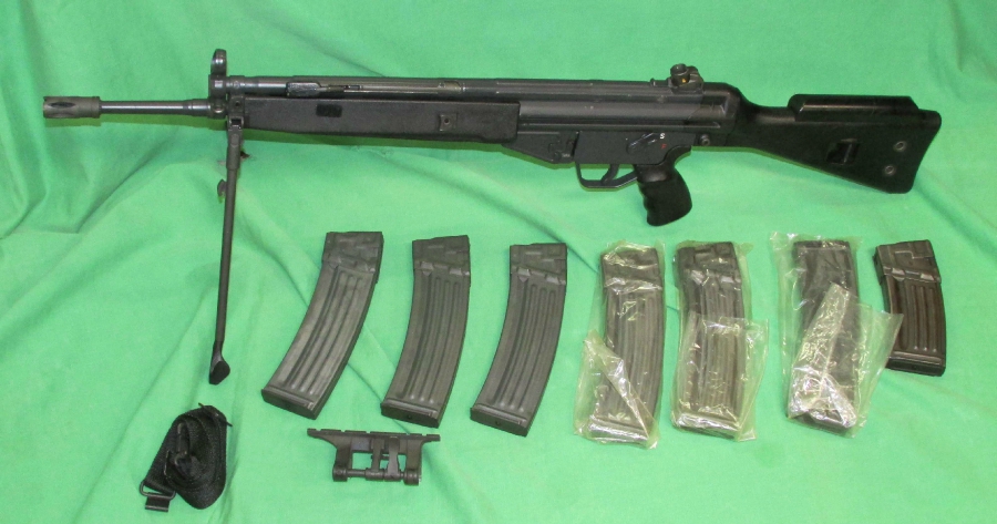 Heckler & Koch Hk 93, 7 Mags, Bipod, Scope Mt And Sling .223 Rem. For ...
