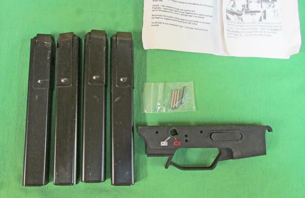 Heckler & Koch USC 45 Grease Gun Conversion Kit, w/ 4 US Grease Gun ...