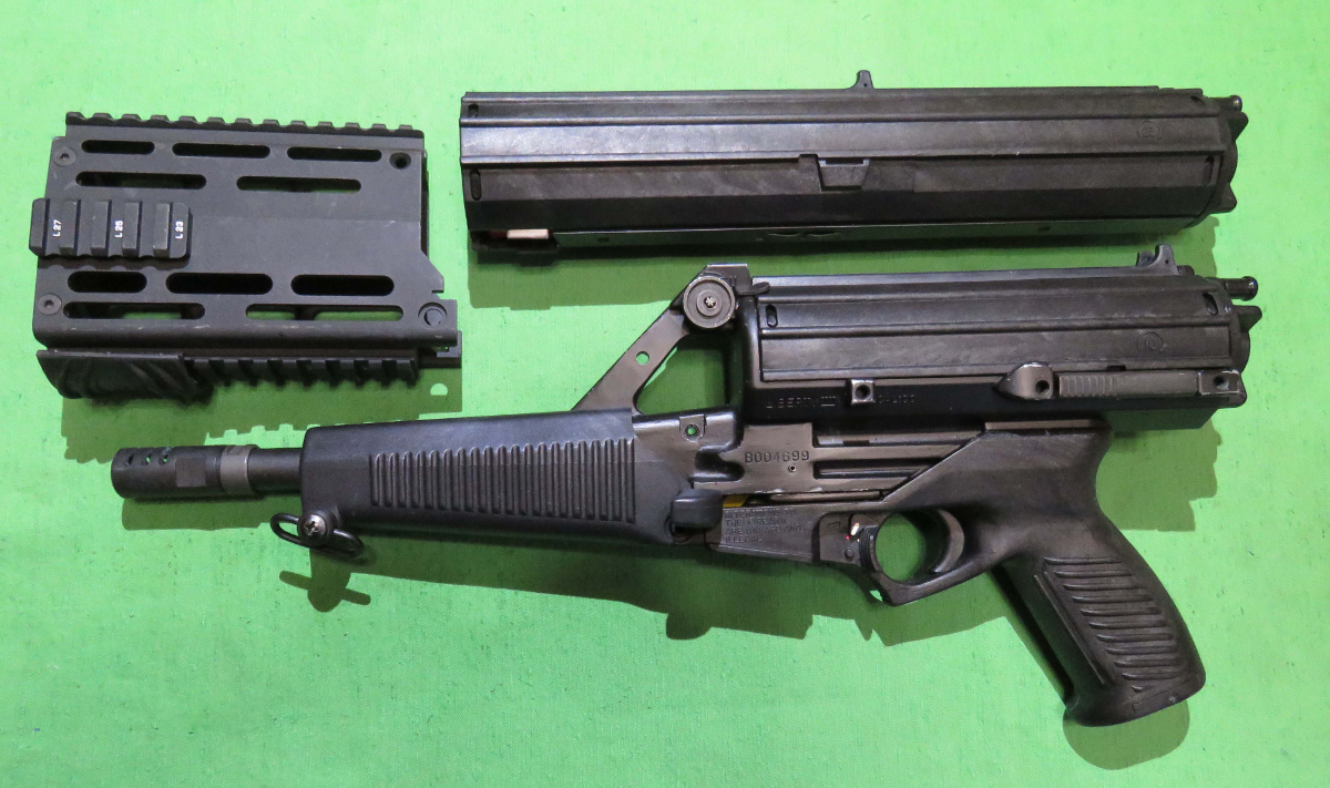 Calico Liberty III pistol, 50 and 100 round magazines, extra railed ...