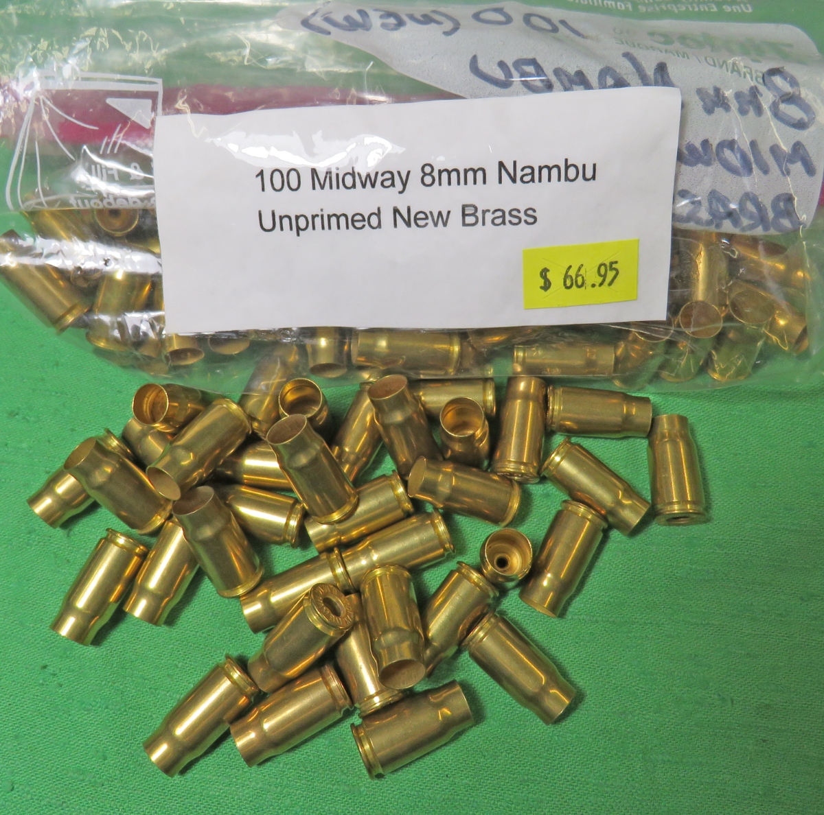 Factory New Midway Unprimed brass, 8mm Nambu, Bag of 100 17348960 ...