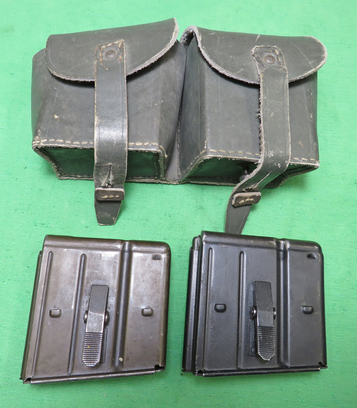 French MAS 49/56 10-round magazines, two in a pouch 7.554mm French ...