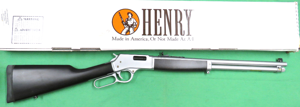 Henry All Weather Lever Action Rifle, 45 Long Colt, As New in Box .45 ...